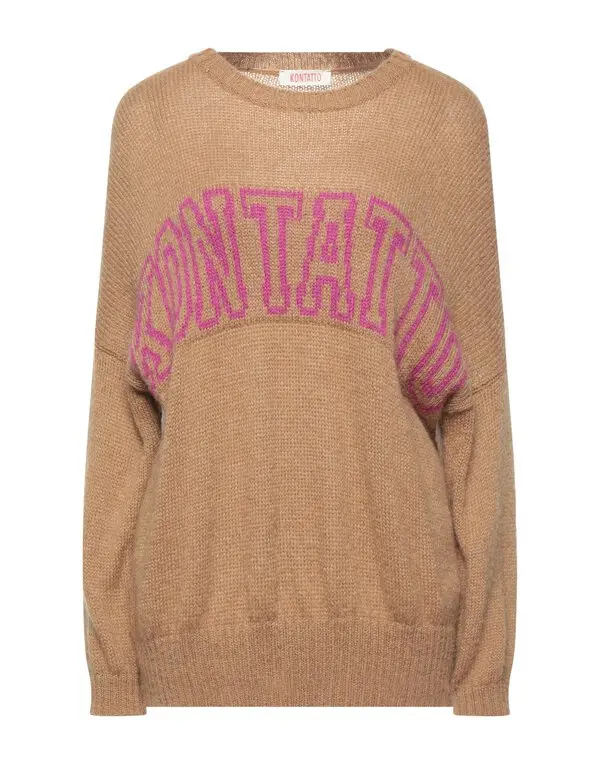 KONTATTO Knitted Sweater - Beige