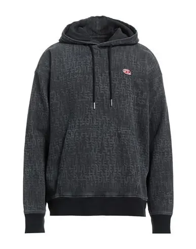 DIESEL® Cotton Blend Hooded Sweatshirt - Grey