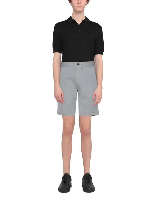 SUN 68 Twill Shorts - Light Grey
