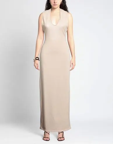 NA-KD Bodycon Maxi Dress - Beige