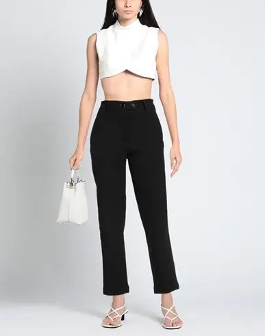 BRAND UNIQUE Straight Leg Pants - Black