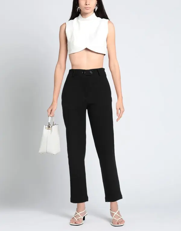BRAND UNIQUE Straight Leg Pants - Black