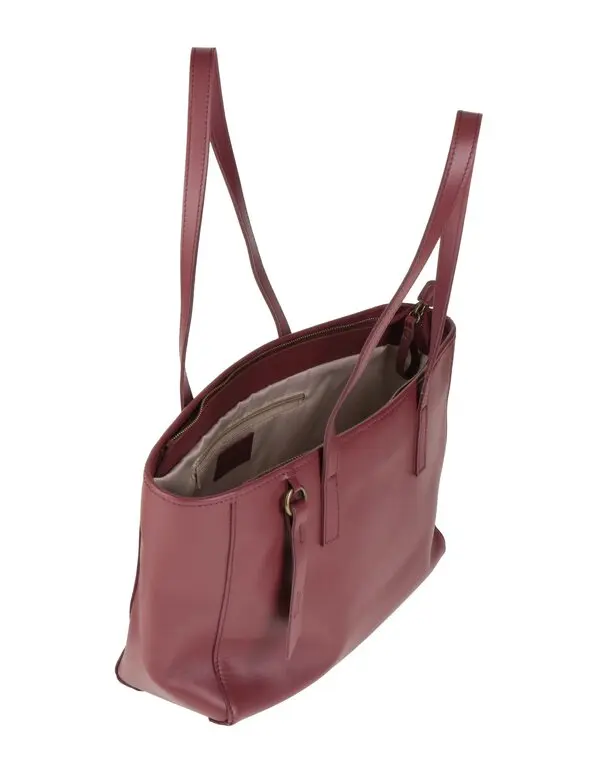 CORSIA Calfskin Leather Shoulder Bag - Red