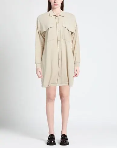 HAVEONE Mini Shirt Dress - Sand
