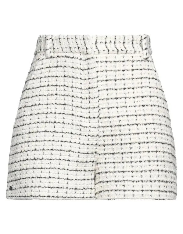 Maje Checked Tweed Shorts