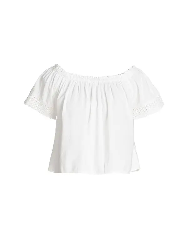 Vero Moda Cotton Woven Crop Top