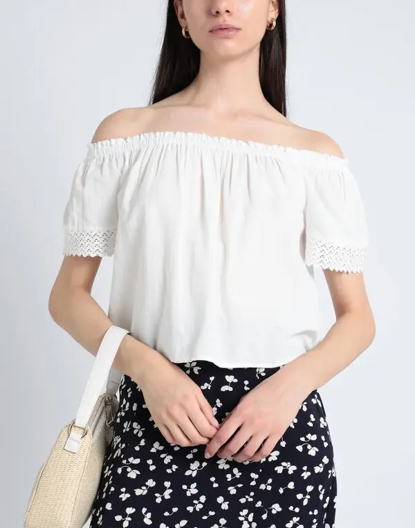 Vero Moda Cotton Woven Crop Top