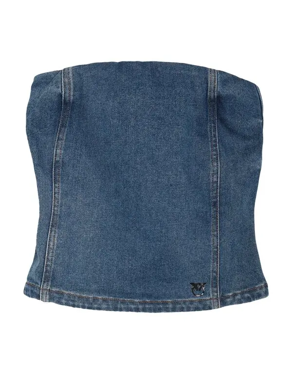 Pinko Denim Tube Top