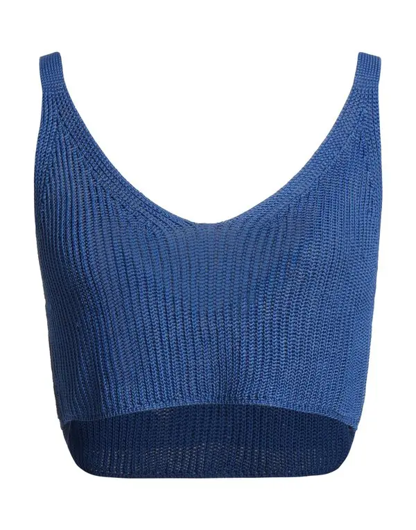 P.a.r.o.s.h Knitted Crop Top - Blue