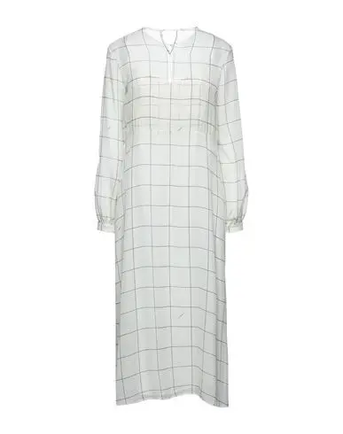 MERCI Midi Chiffon Dress - White