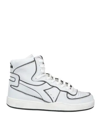 DIADORA Leather High-top Sneakers - Off White