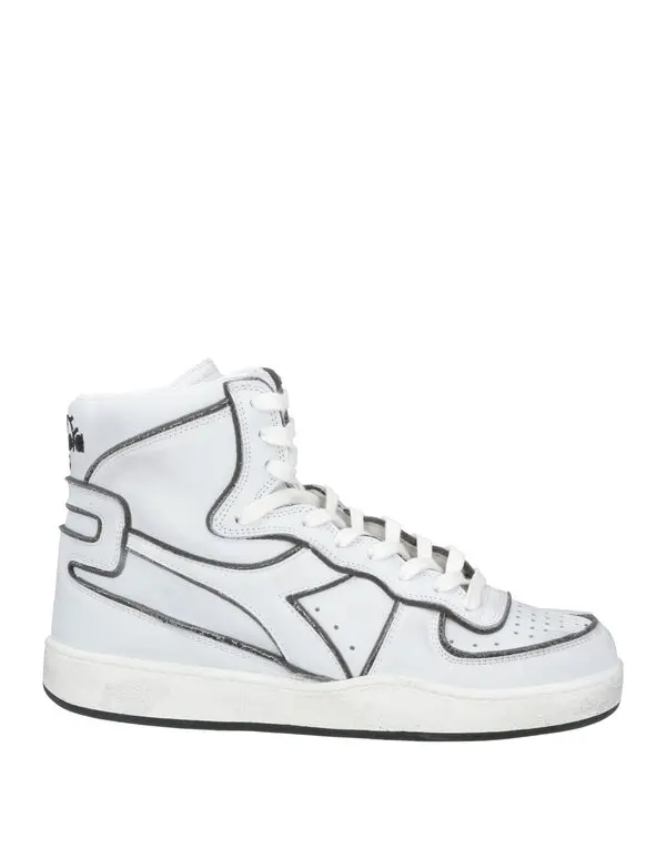 DIADORA Leather High-top Sneakers - Off White