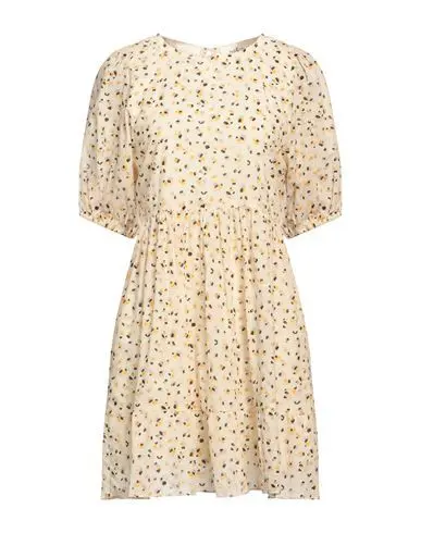 Ba&sh Floral-print Mini Dress - Beige