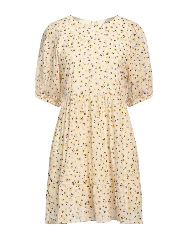 Ba&sh Floral-print Mini Dress - Beige