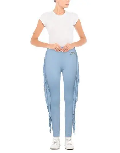 Moschino Fringe Trim Pants - Blue