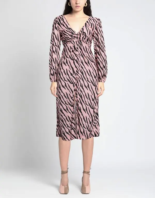 Relish Zebra-print Midi Dress