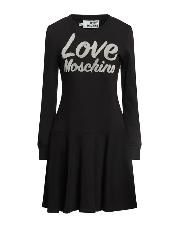 Moschino Mini Dress Size Cotton, Polyester
