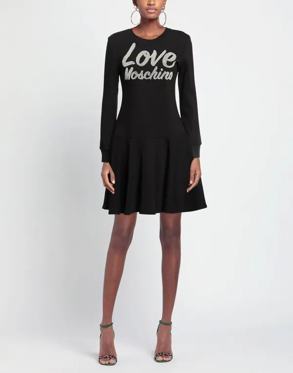 Moschino Mini Dress Size Cotton, Polyester