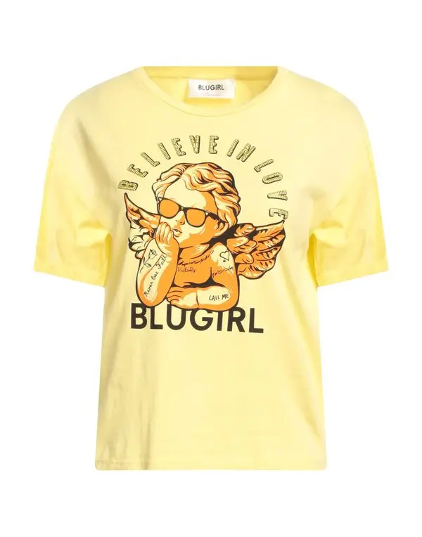BLUGIRL Printed T-shirt - Yellow