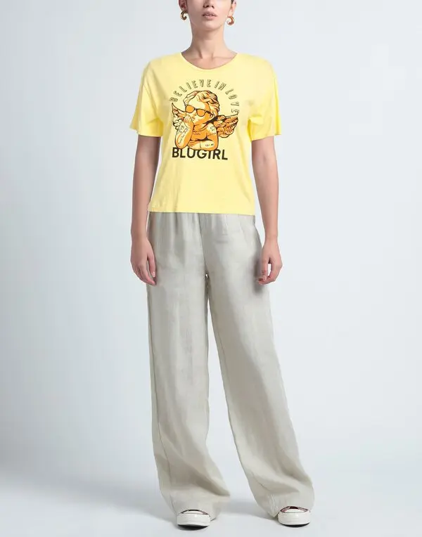 BLUGIRL Printed T-shirt - Yellow