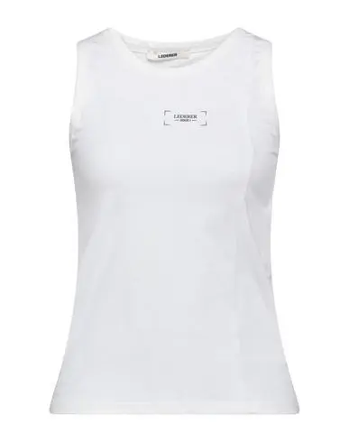 LEDERER Cotton Jersey Tank Top - White
