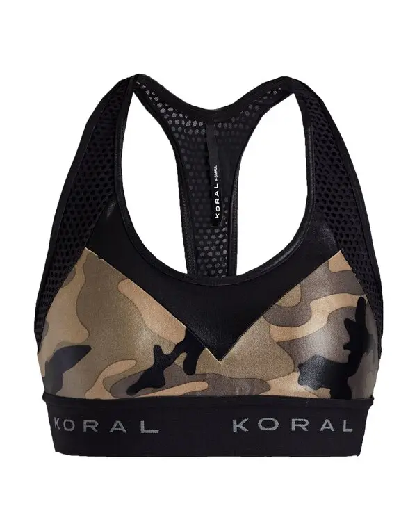 Koral Camouflage Print Sports Top