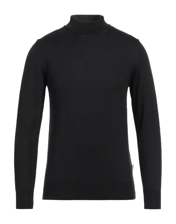 TAKESHY KUROSAWA Dark Wool Acrylic Turtleneck - Black