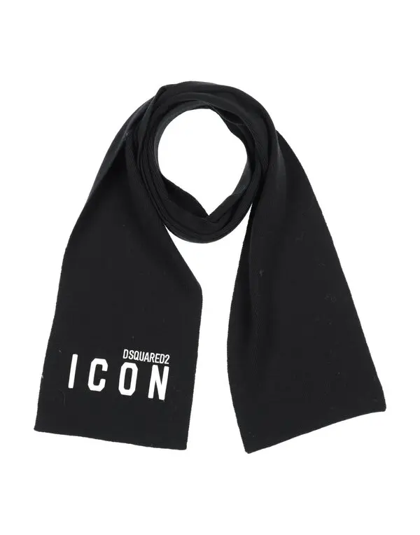 Dsquared2 Scarf Wool - Black