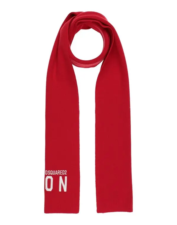 Dsquared2 Icon Scarf Wool - Red