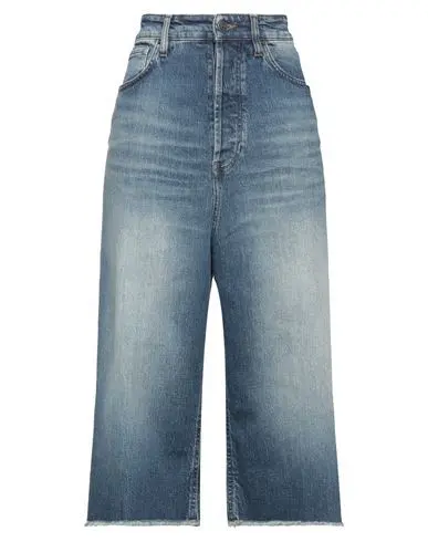 DON THE FULLER Mom Fit Jeans With Fringed Hem