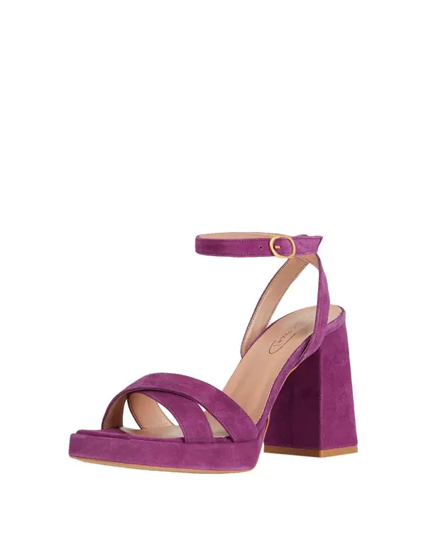 BIANCA DI Ankle Strap Sandals - Purple