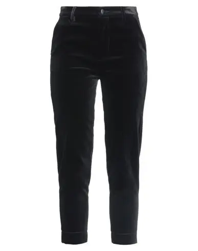 VIRNA DRÒ Cotton Tapered Leg Pants - Black