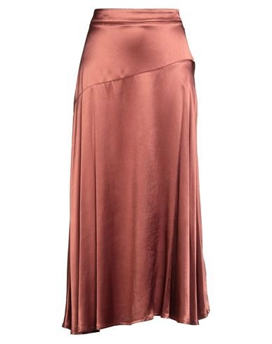 Alpha Studio Midi Skirt Rust Size Viscose