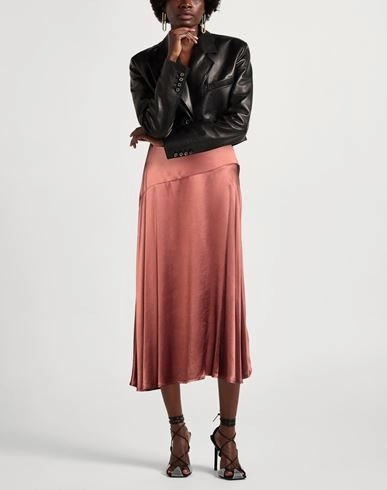 Alpha Studio Midi Skirt Rust Size Viscose