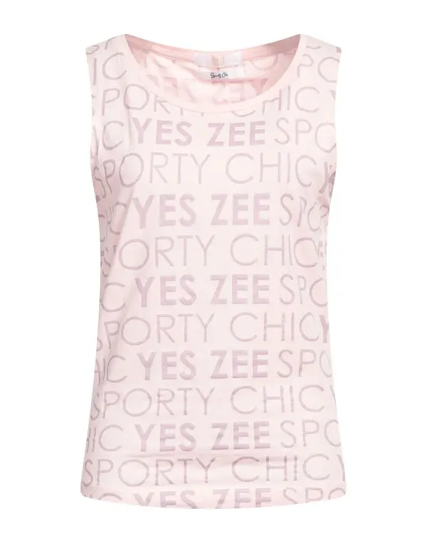 YES ZEE BY ESSENZA Top In Light Cotton And Elastane - Light Pink
