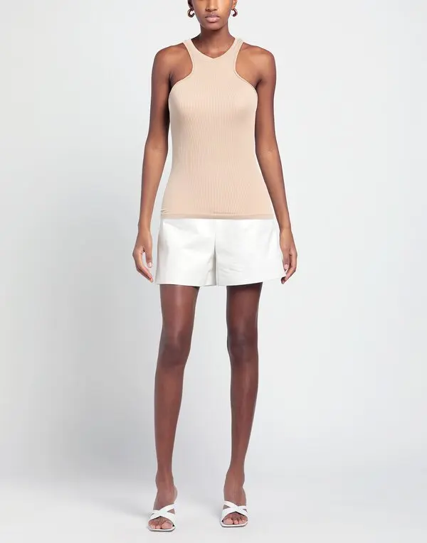 ANDREĀDAMO Halterneck Top - Beige