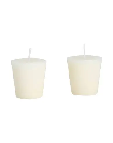 FORNASETTI Set Of 2 Scented Candles Refill Al Buio/sul Tardi Candle Natural Wax - White