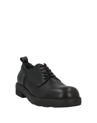 O.X.S. Leather Lace-up Shoes With Square Heel