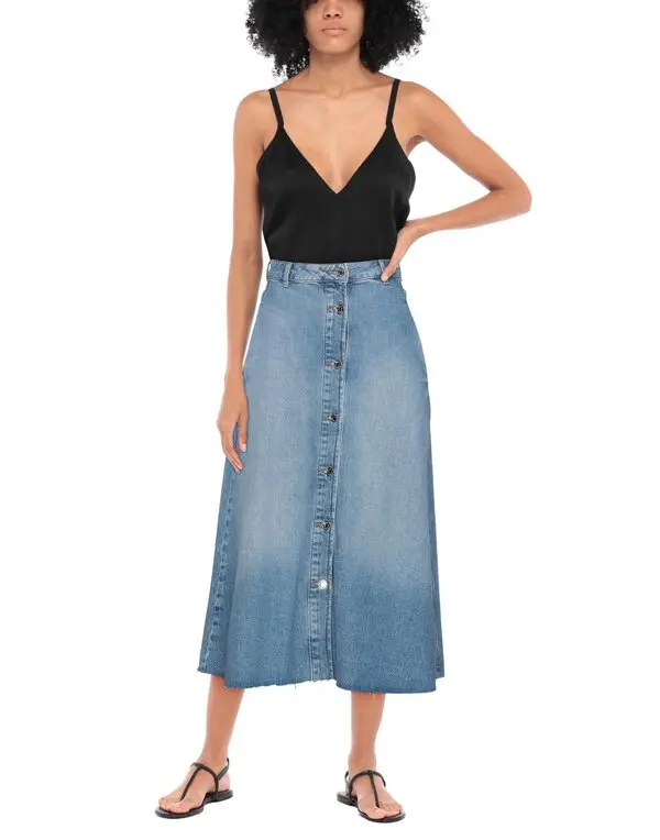 LIU •JO Flared Denim Skirt