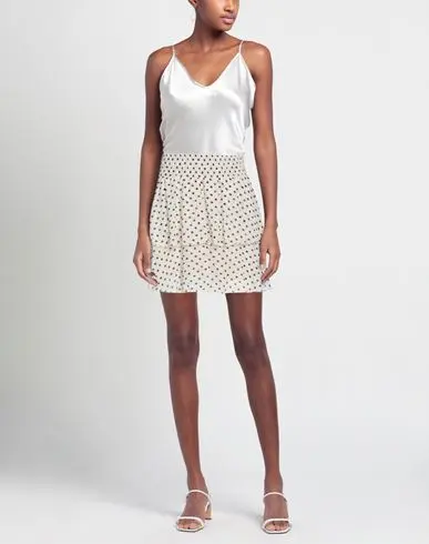 VANESSA SCOTT Polka-dot Mini Skirt - White