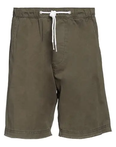 LIU •JO MAN Military Cotton Shorts With Drawstring Waist