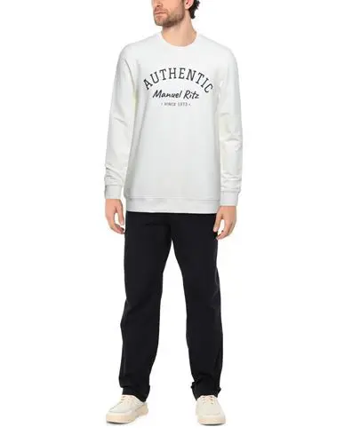 MANUEL RITZ Sweatshirt In Cotton And Elastane - Ivory