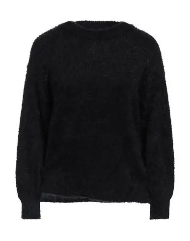MERCI Knitted Heavy-weight Crewneck Sweater - Black