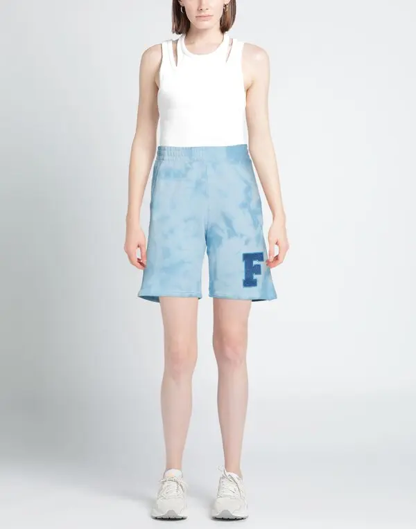 FREDDY Cotton Bermuda Shorts - Sky Blue