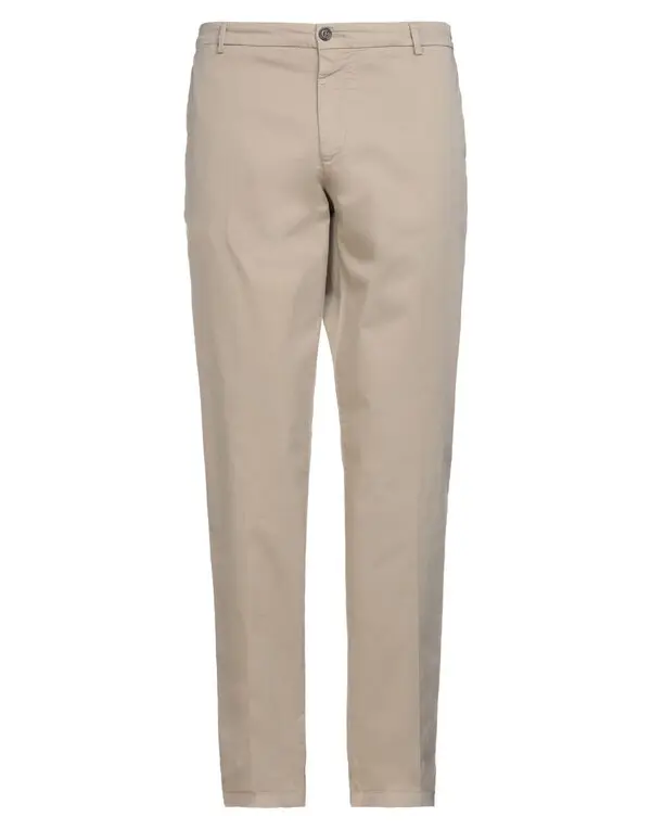 40WEFT Casual Straight Leg Trousers - Beige