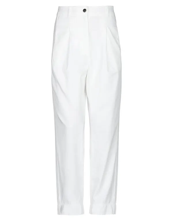 KAOS JEANS Straight-leg Pants - White