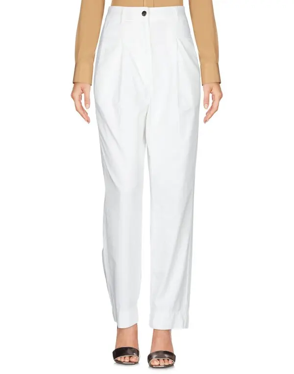 KAOS JEANS Straight-leg Pants - White