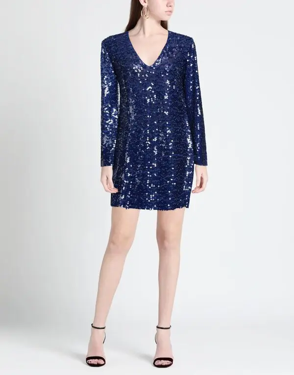 OTTOD'AME Mini Sequined Dress - Blue