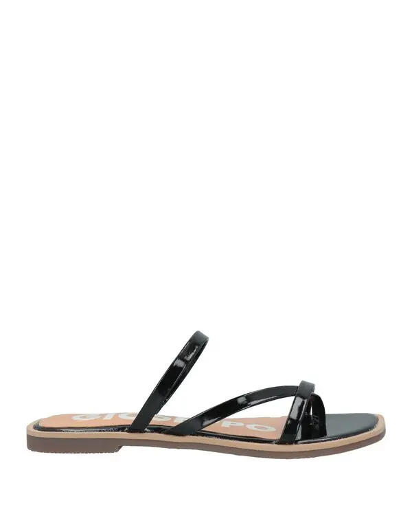 GIOSEPPO Leather Thong Sandals