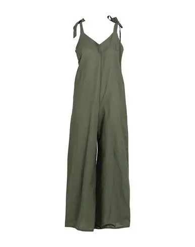 Topshop Sleeveless Jumpsuit - Green